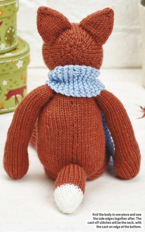 WINTER FOX- free knitting pattern - Knitting and Crochet