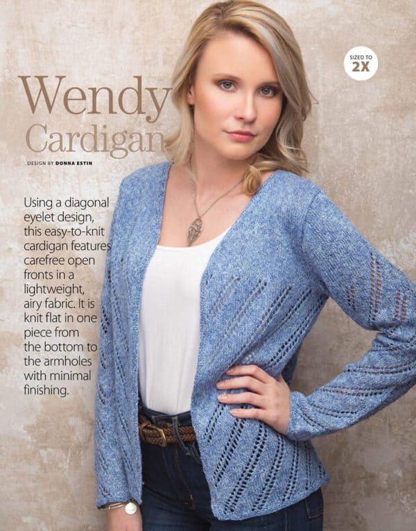 Wendy Cardigan-knitting pattern - Knitting and Crochet