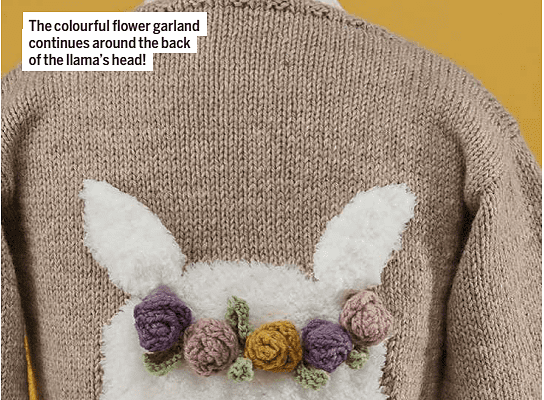 LAMA JUMPER & BAG-knitting patterns - Knitting and Crochet